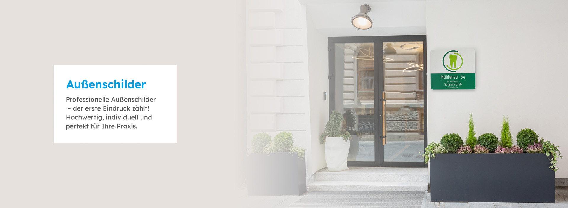 Praxisschilder von Beycodent hier günstig kaufen