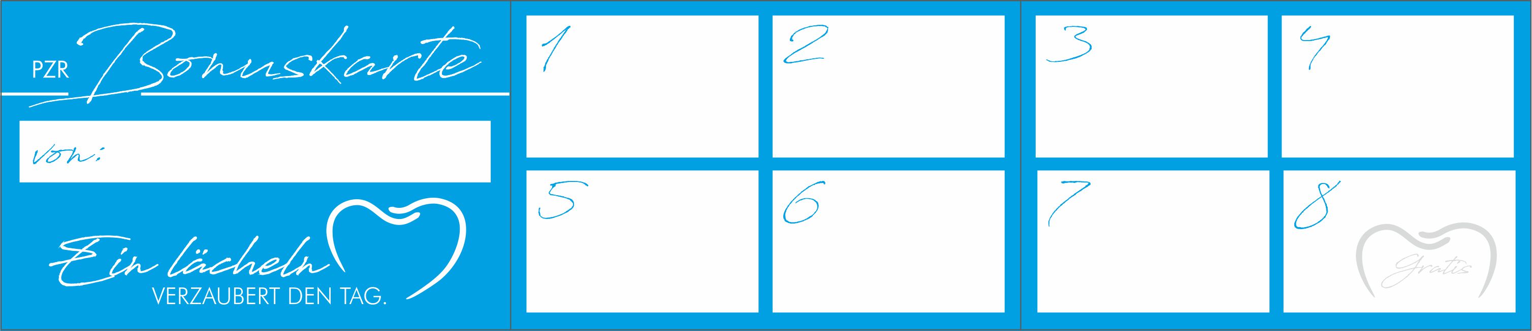 PZR Bonuskarte | Dentalbedarf von BEYCODENT