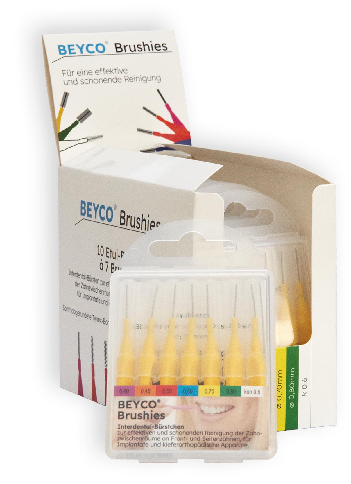 Interdentalbürsten Brushies Beycodent Praxispackung Display