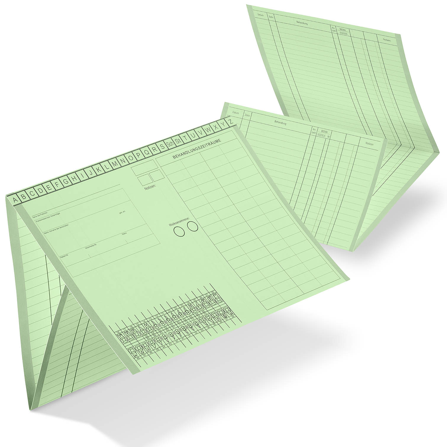 Praxisbedarf Kartei Faltmappe DIN A5 | Dentalbedarf von BEYCODENT