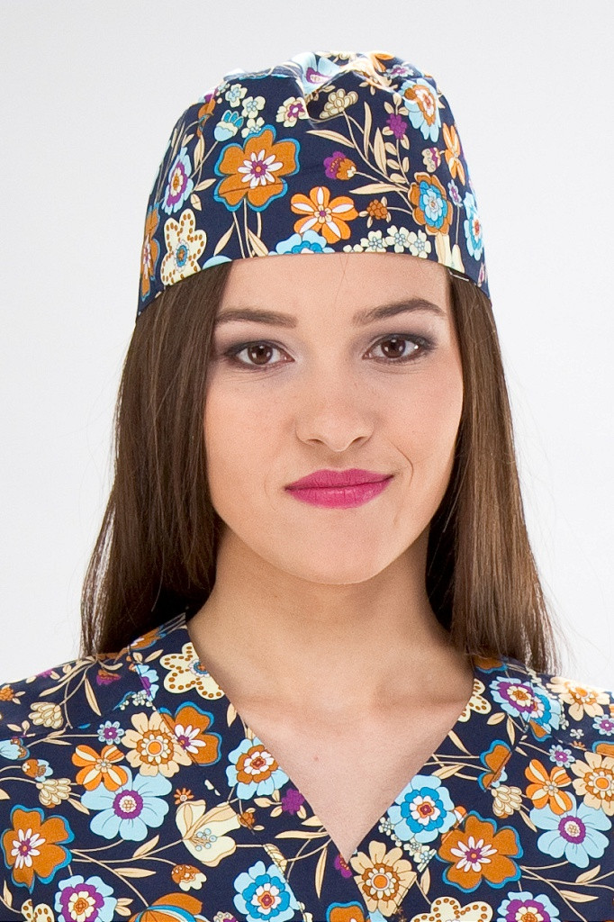 OP-Haube mit Muster