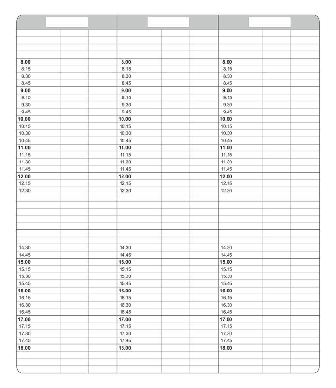 Terminplaner für Praxis und Terminbücher finden Sie hier