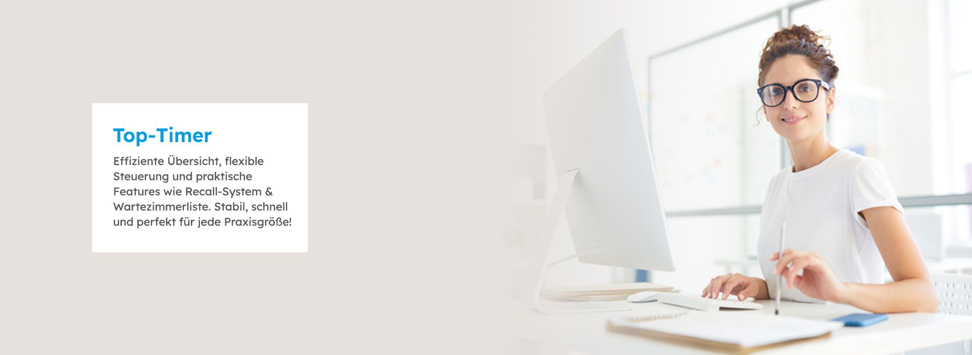 Terminplaner für Patiententermine. Software für die Praxis von BEYCODENT